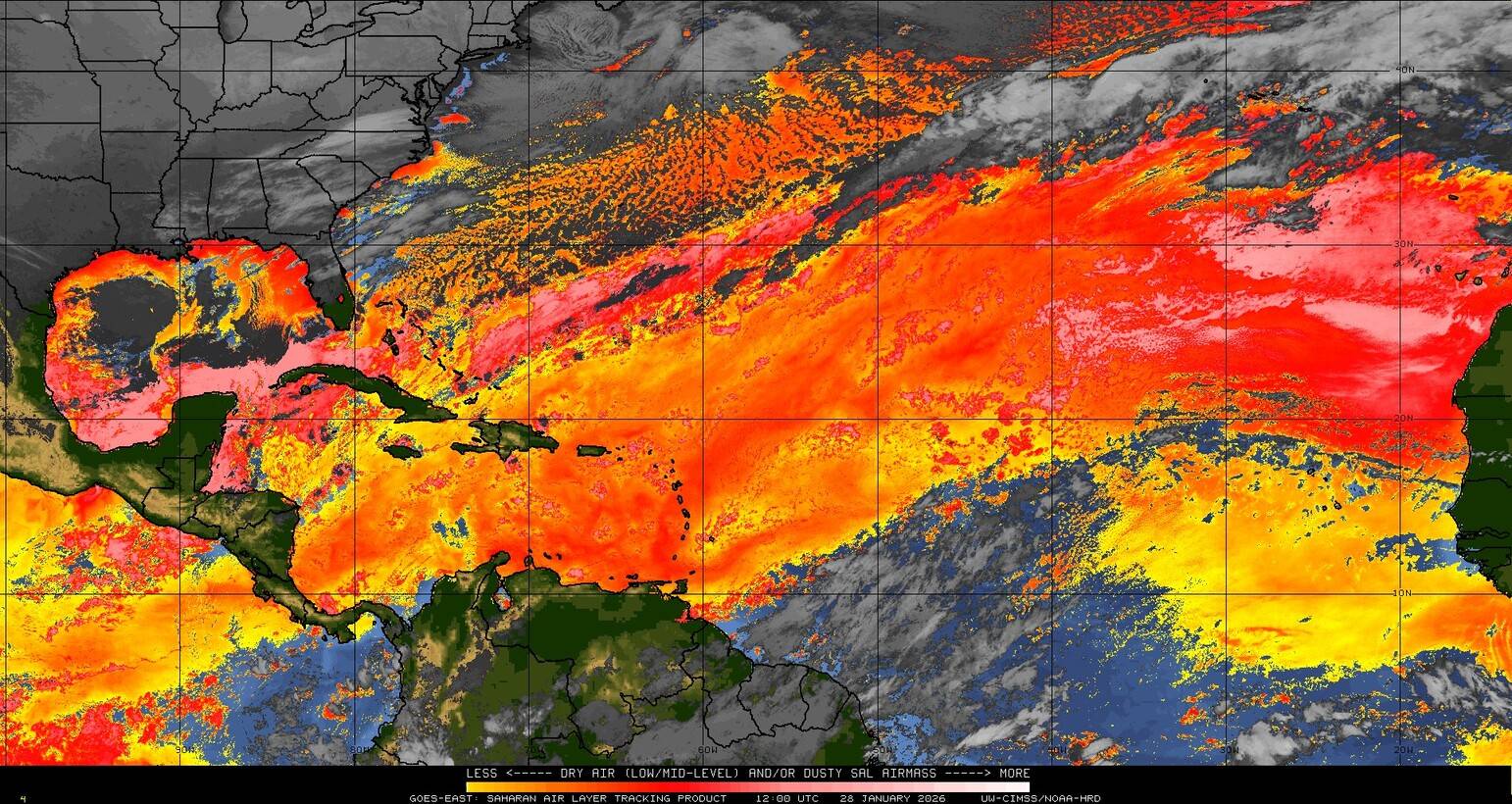 Suivi de la météo et des cyclones en Costa Rica